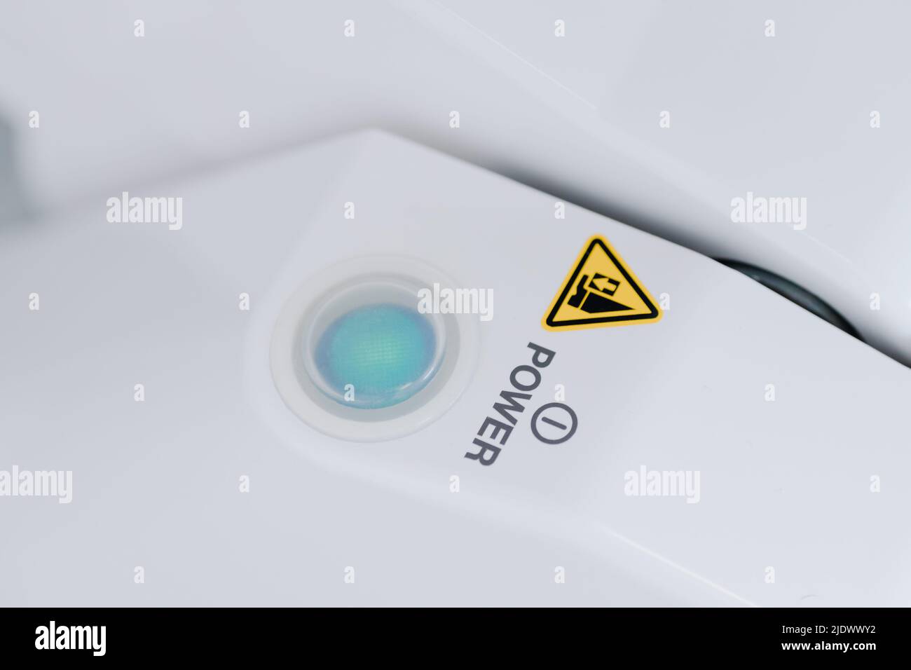 power button on the dental equipment panel. High quality photo Stock ...