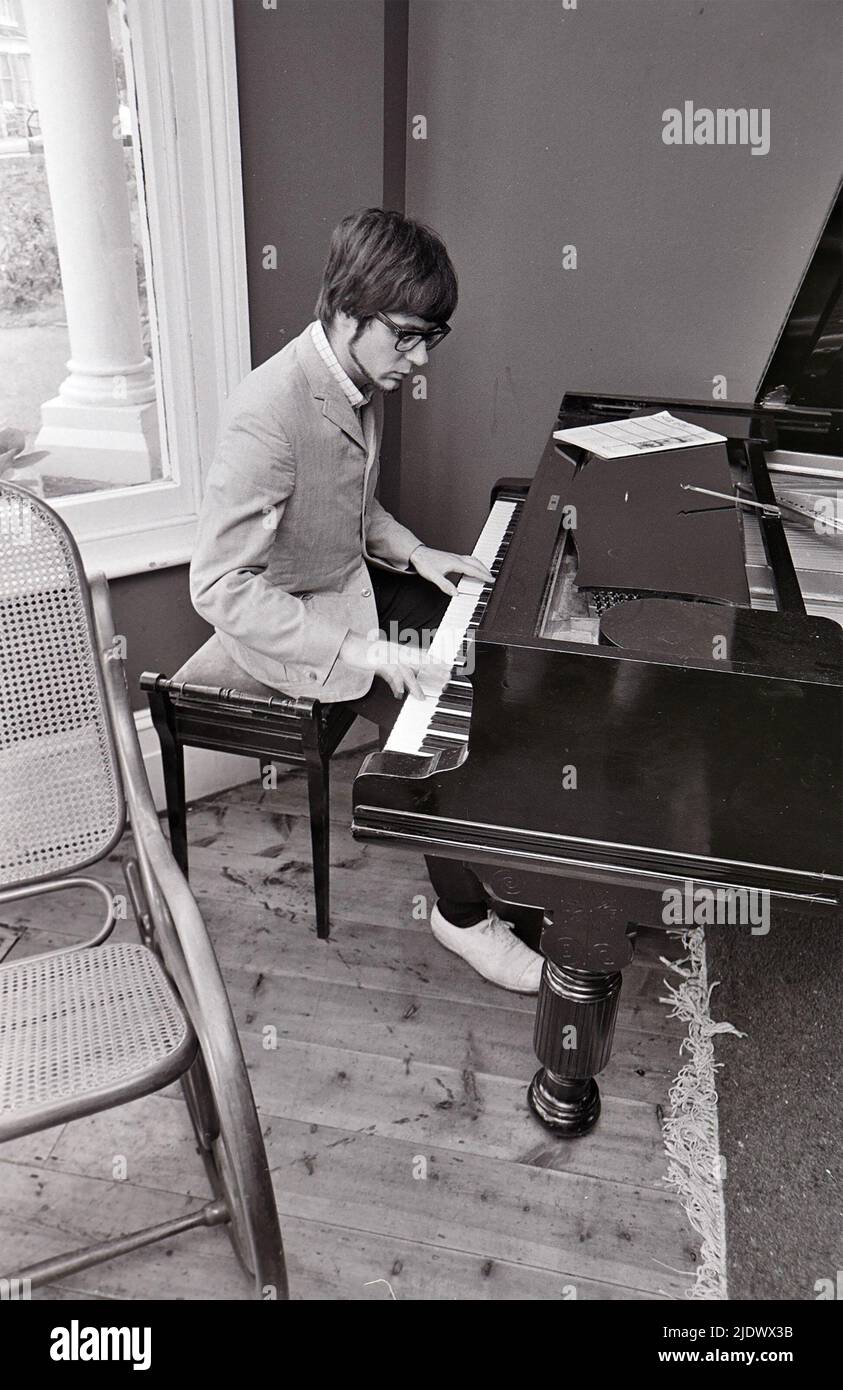 MANFRED MANN UK pop musician at his Blackheath, London, home in ...