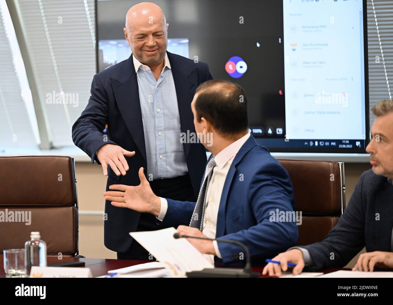 Meeting of the Executive Committee of the Russian Football Union (RFU ...