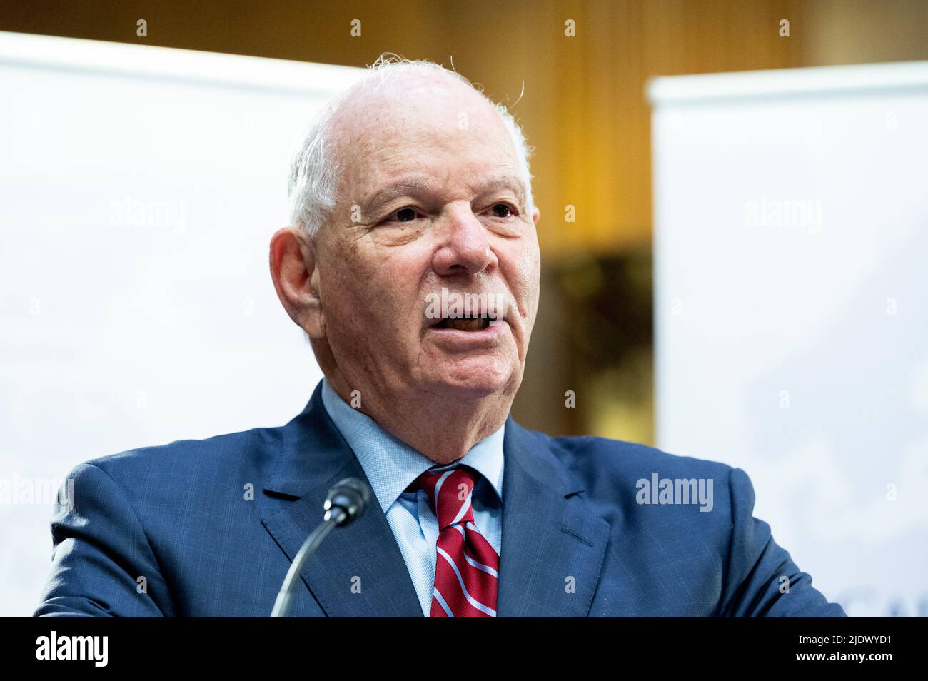 U.S. Senator Ben Cardin (D-MD) speaking about Ukraine at an event ...