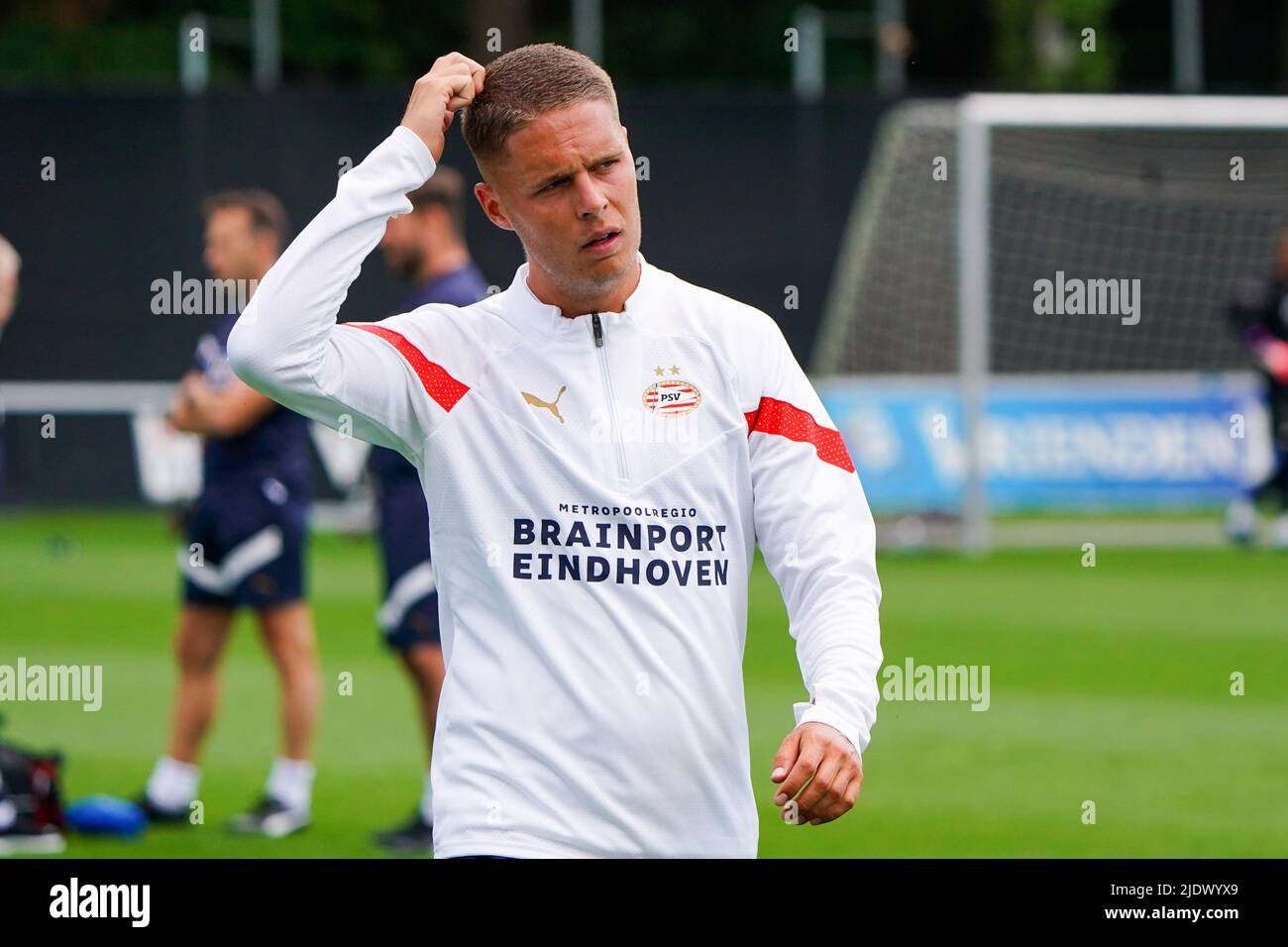 EINDHOVEN, NETHERLANDS - JUNE 20: Joey Veerman of PSV during the First ...