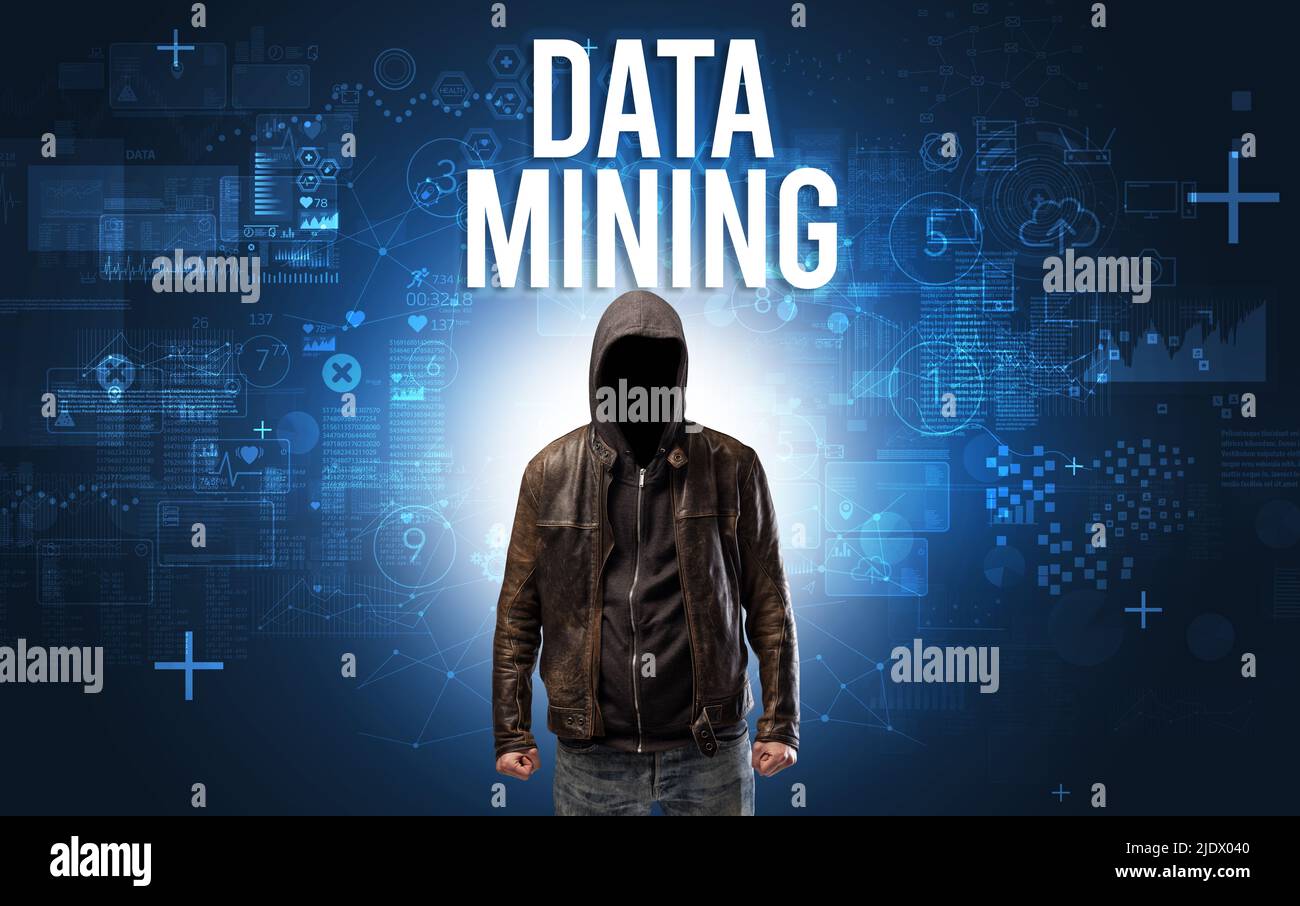 Faceless man with online security concept Stock Photo - Alamy
