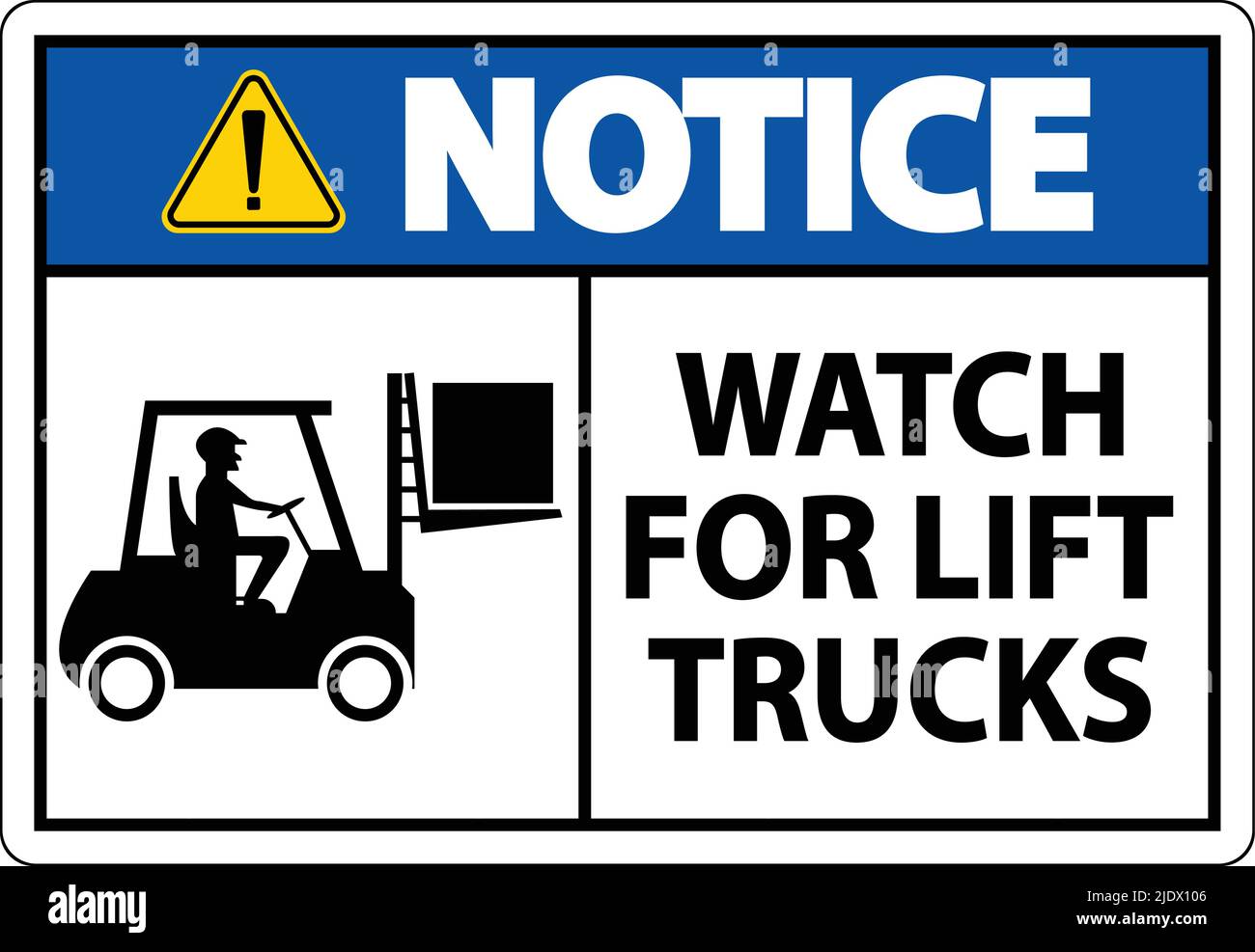 Fork lift trucks sign Stock Vector Images - Alamy