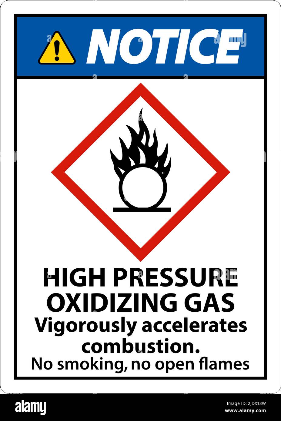 Oxidizing gas hazard Stock Vector Images - Alamy