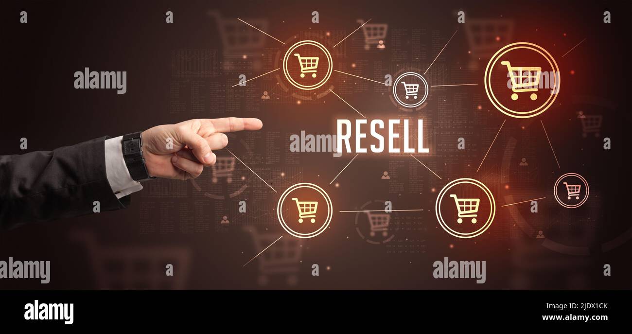 Close-Up of cropped hand pointing Stock Photo - Alamy