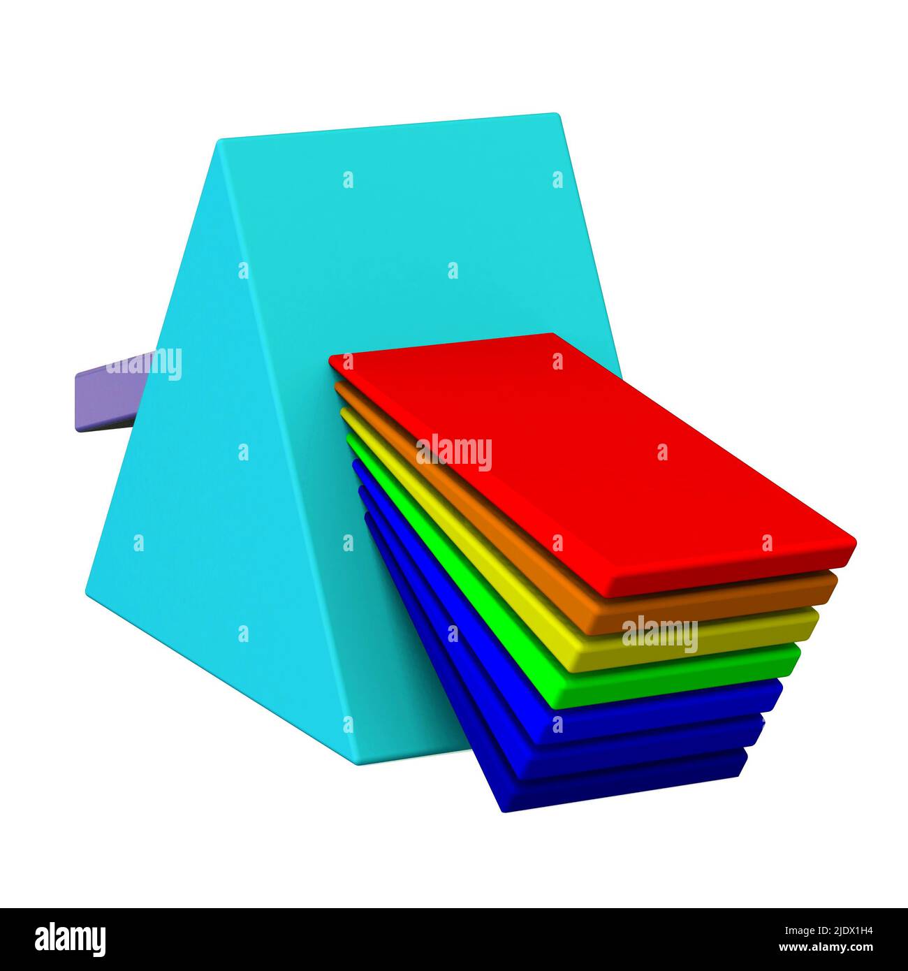Triangular prism refracting light beam hi-res stock photography and ...