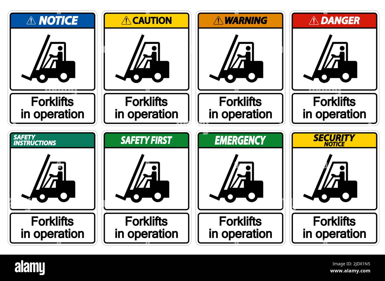 forklifts in operation Symbol Sign Isolate on transparent Background ...