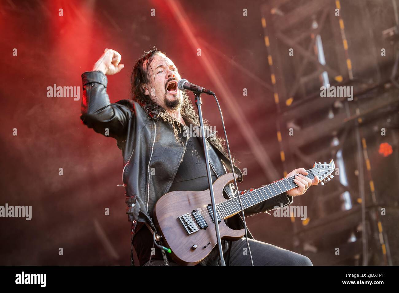 Solvesborg, Sweden. 08th, June 2022. The Swedish progressive metal band ...