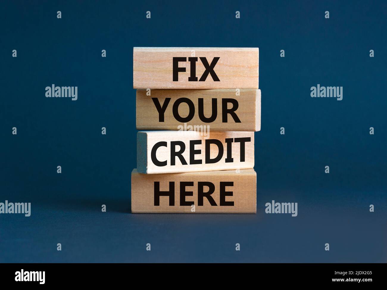 Fix your credit here symbol. Concept words Fix your credit here on ...