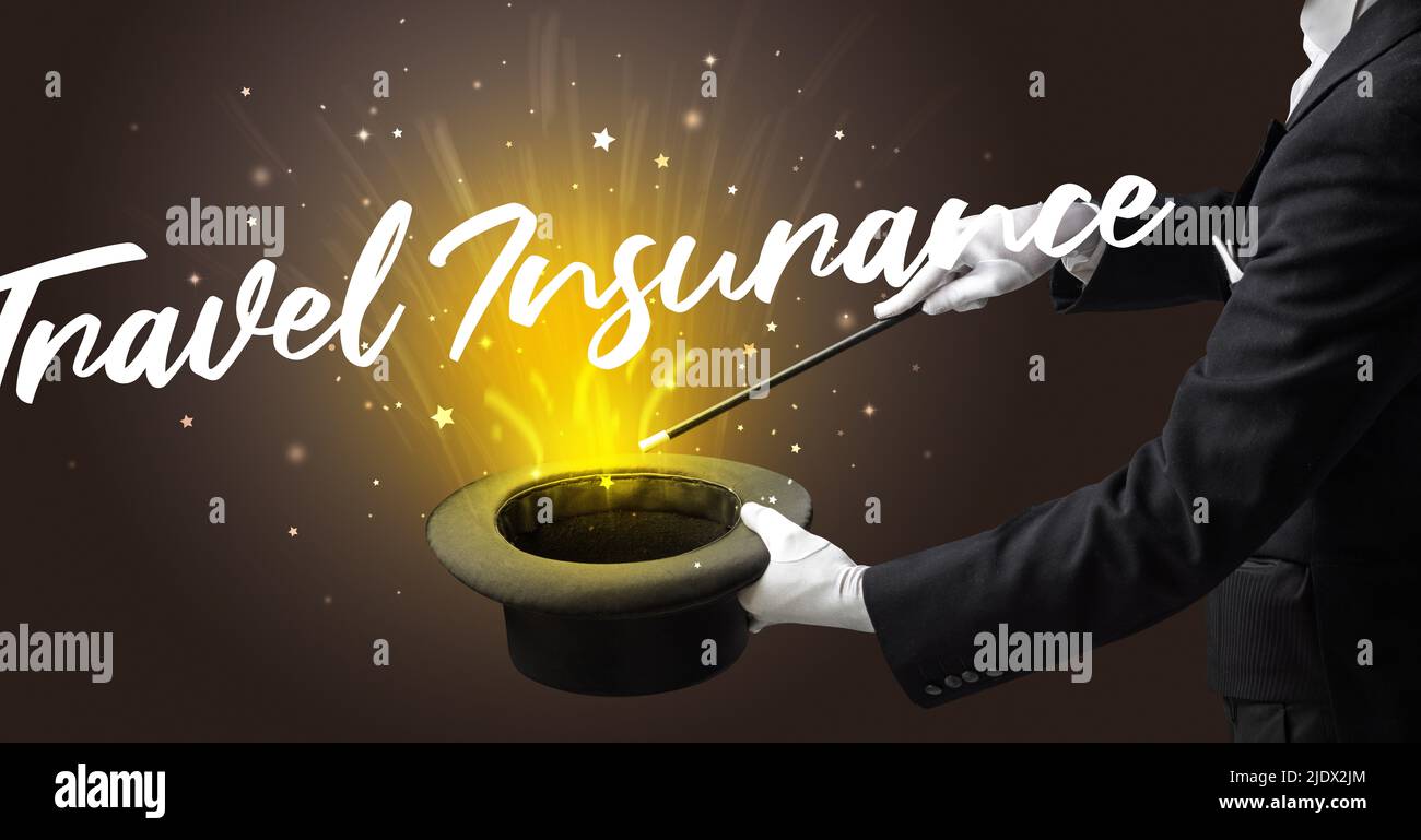 Old Magician is showing magic trick Stock Photo - Alamy