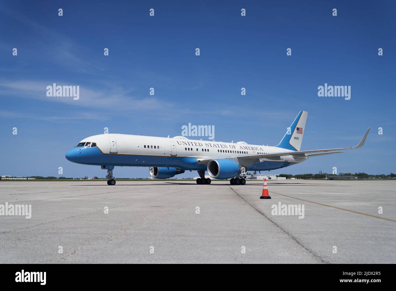 West Palm Beach, Florida, USA. 23rd June, 2022. The plane of First Lady ...