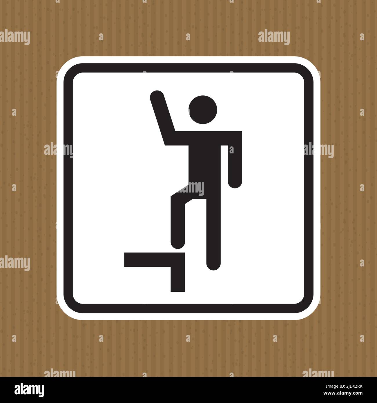 Do NOT step or stand on this surface Stock Vector Image & Art - Alamy