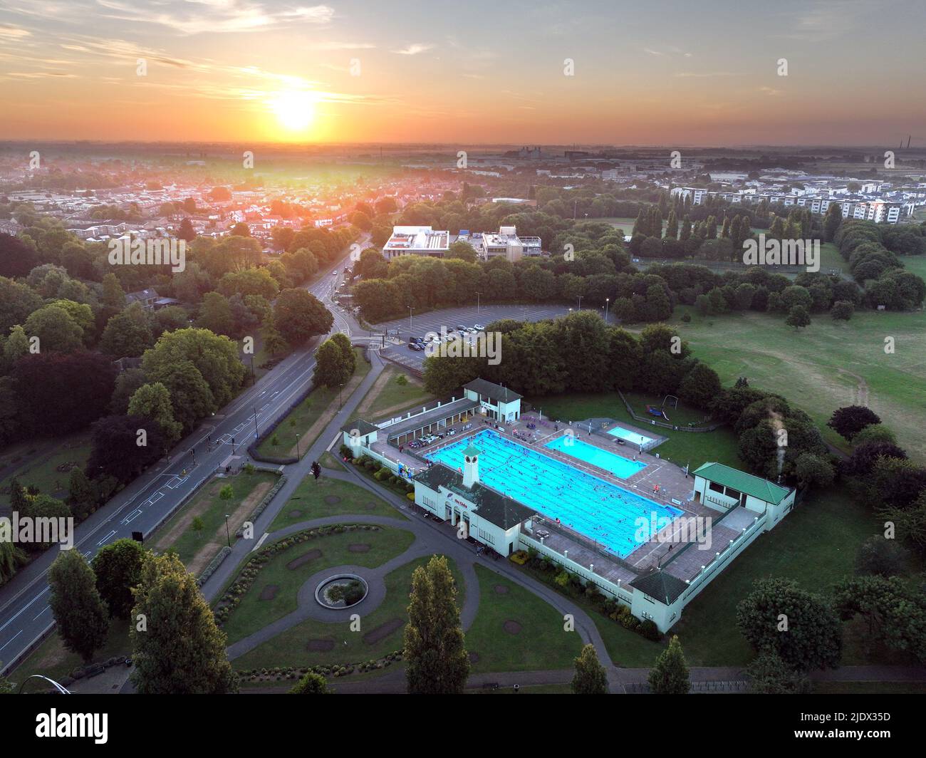 Peterborough swimming pool hi-res stock photography and images - Alamy