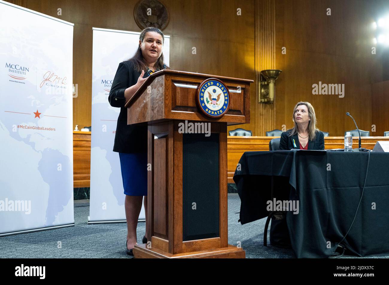 Ukrainian ambassador oksana markarova hi-res stock photography and ...