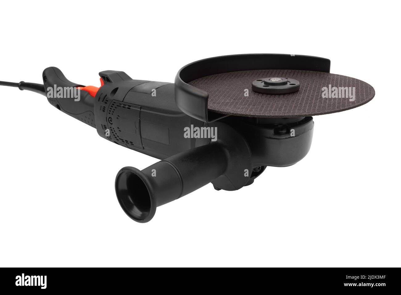 Angle grinder tool isolated on a white background Stock Photo - Alamy