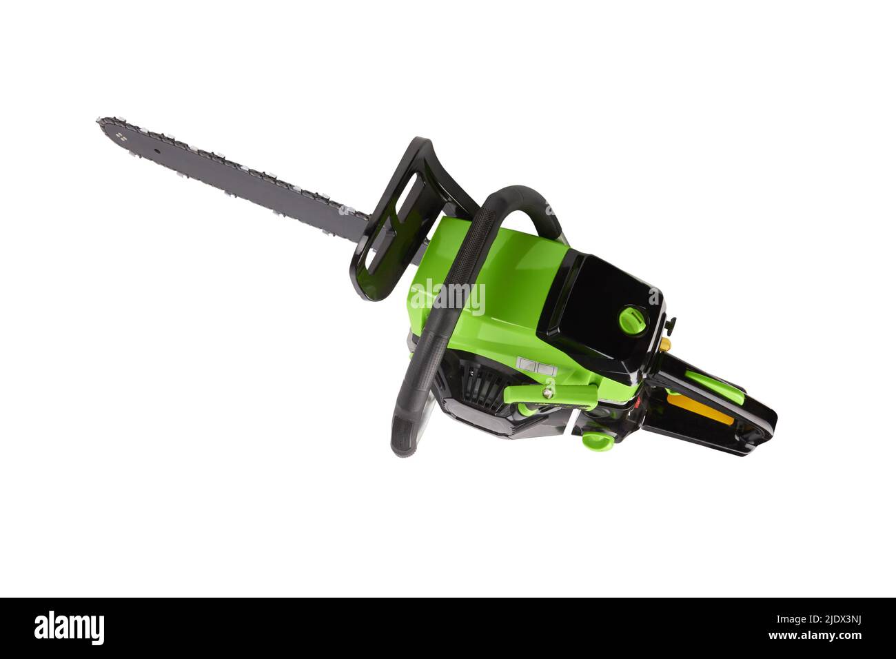 Chainsaw isolated on a white background Stock Photo - Alamy