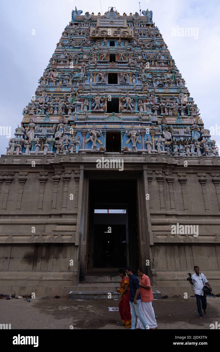 Kovilpatti, Tamilnadu India - May 16 2022: Shenbahavalli amman kovil or ...