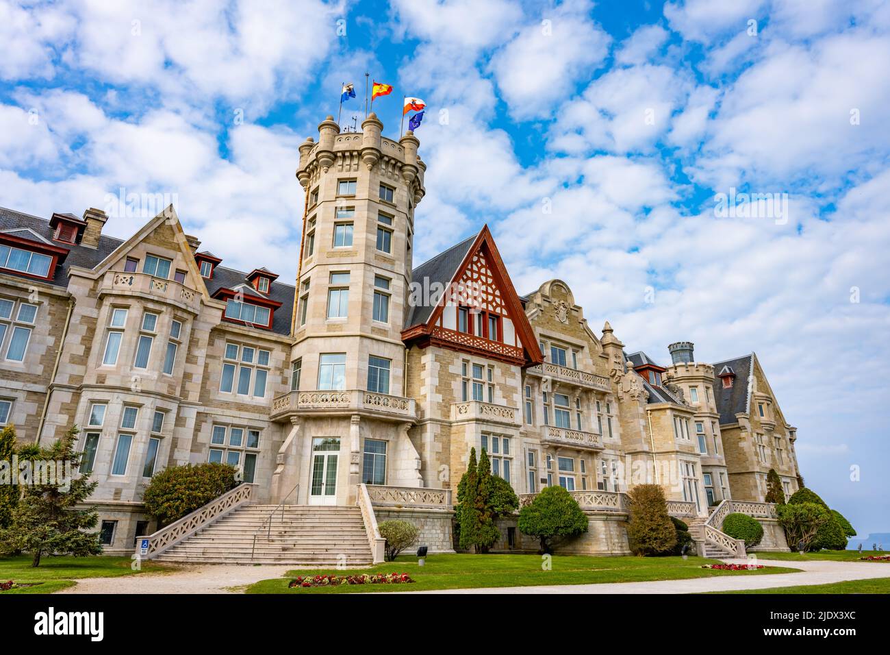 Santander, Spain - May 4th 2022 - Palacio de la Magdalena (Royal palace ...