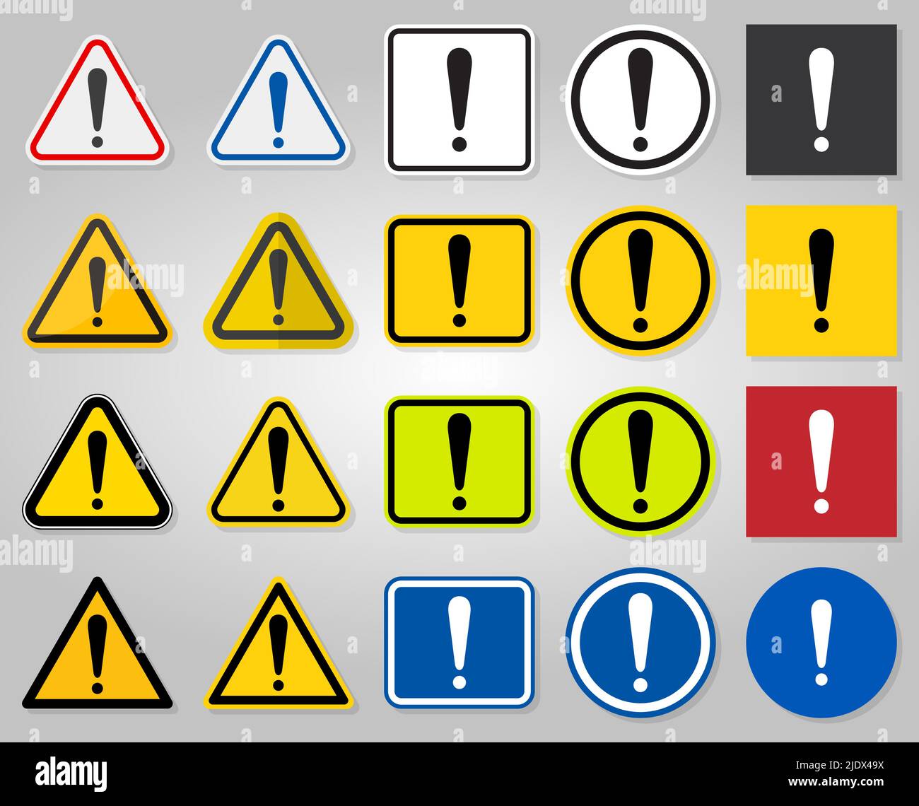 Warning sign Isolate On White Background,Vector Illustration Stock ...