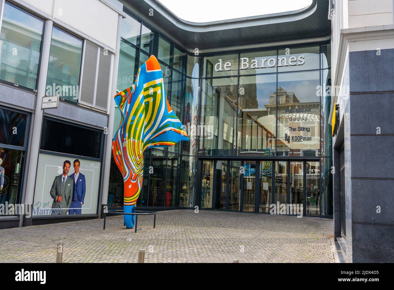 Breda, The Netherlands - June 12th 2022, Main entrance of the Barones ...