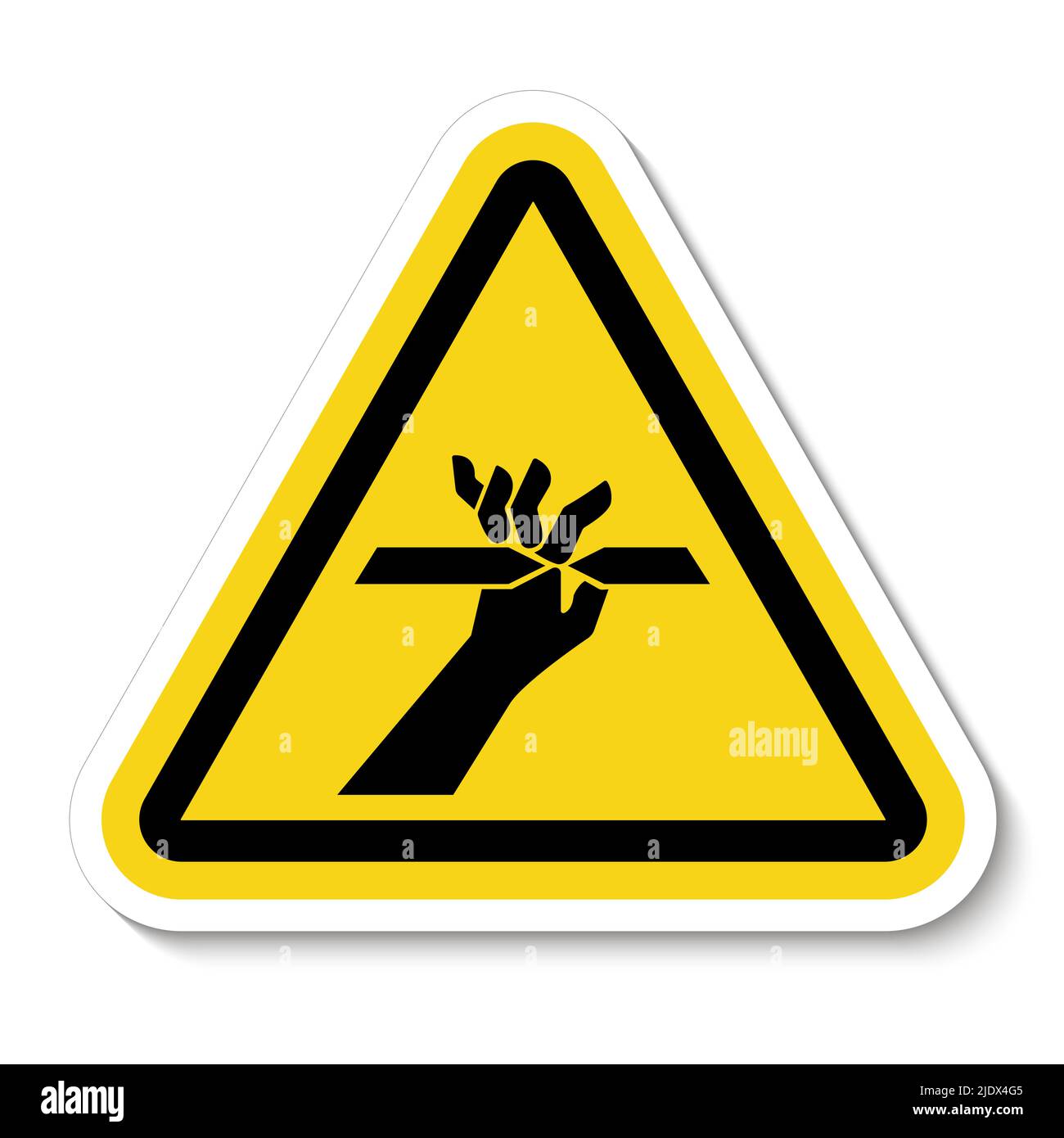 Cutting of Fingers Symbol Sign Isolate on White Background,Vector ...