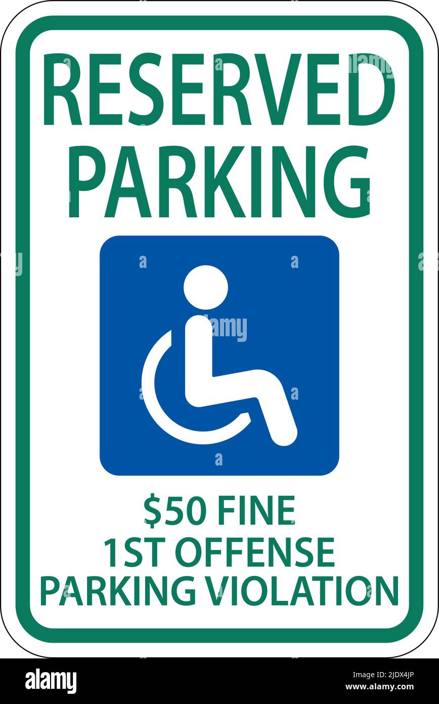 Permit parking only sign Stock Vector Images - Alamy