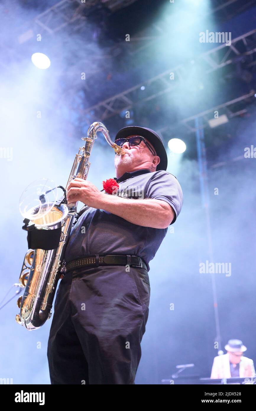 Madrid. Spain. 20220623, Suggs, Chas Smash, Lee Thompson, Mike Barson ...