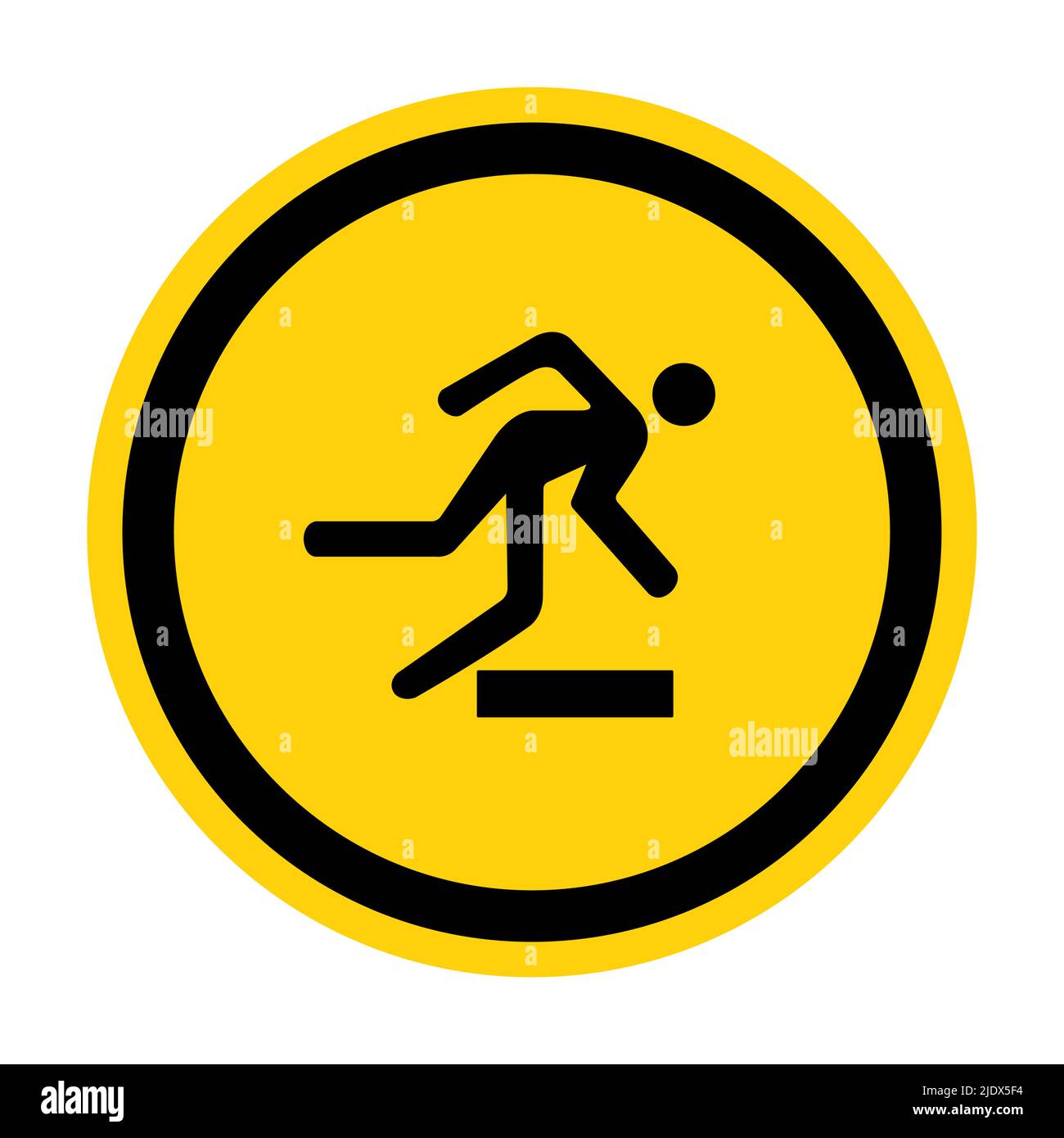 Beware Obstacles Symbol Sign Isolate On White Background,Vector ...