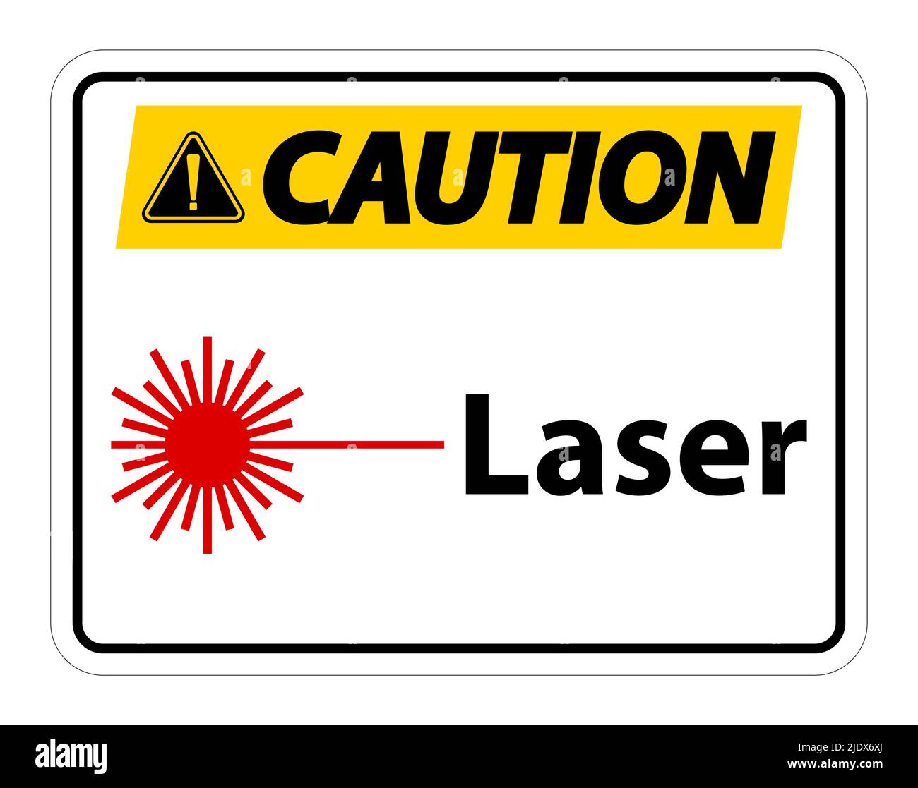 Caution Laser Symbol Sign Symbol Sign Isolate on transparent Background ...