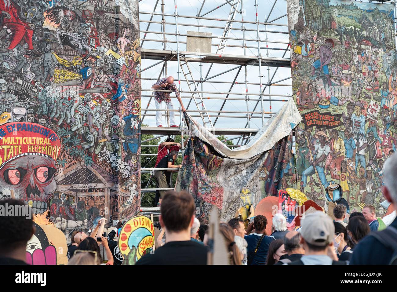 Documenta 15 people’s justice hi-res stock photography and images - Alamy