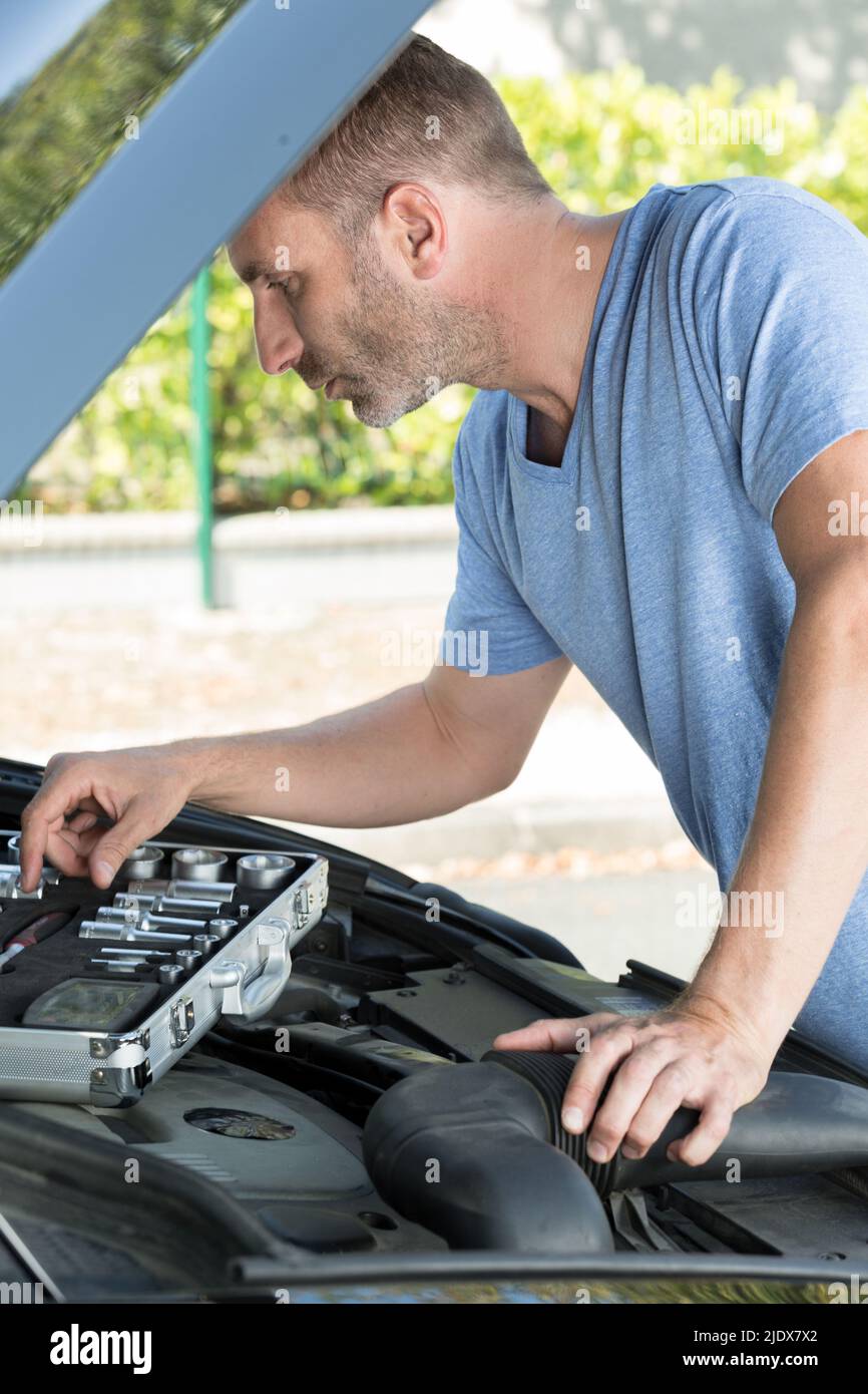 Oil safety checks hi-res stock photography and images - Alamy