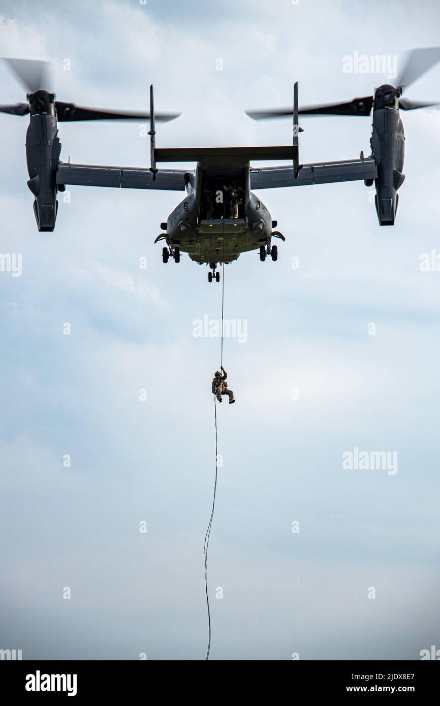 A U.S. Marine with 2d Reconnaissance Battalion attached to Task Force ...