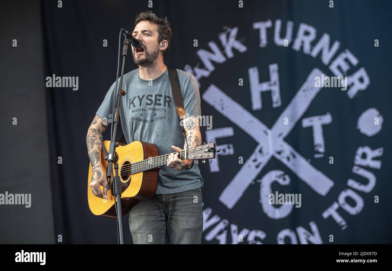Frank Turner performing at Victorious Festiv al 2021 Featuring: Frank ...
