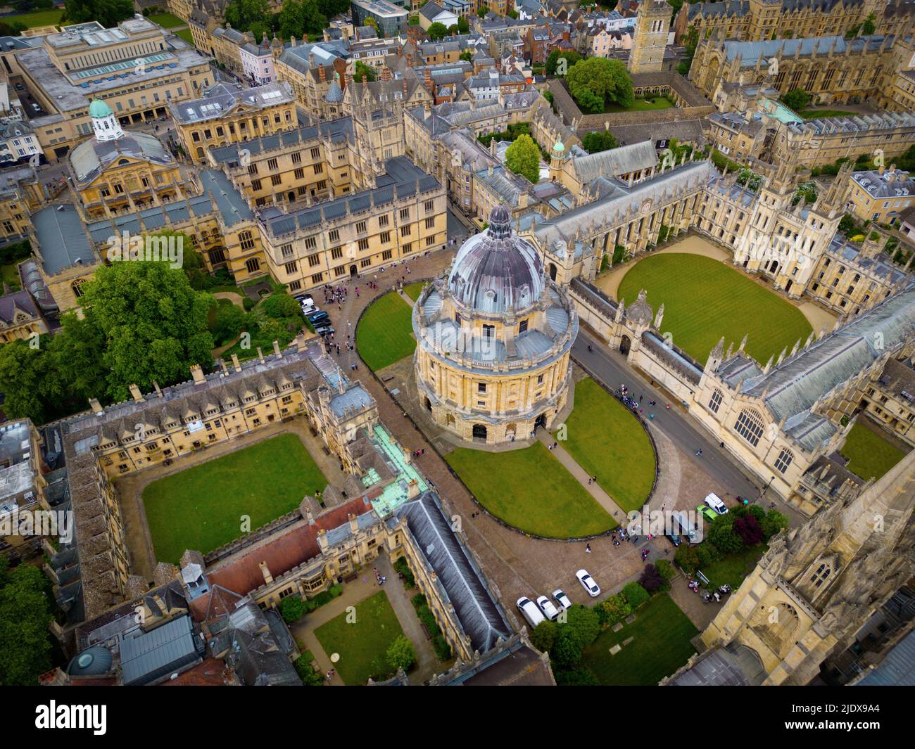 Christ Church College - Oxford University from above Stock Photo - Alamy