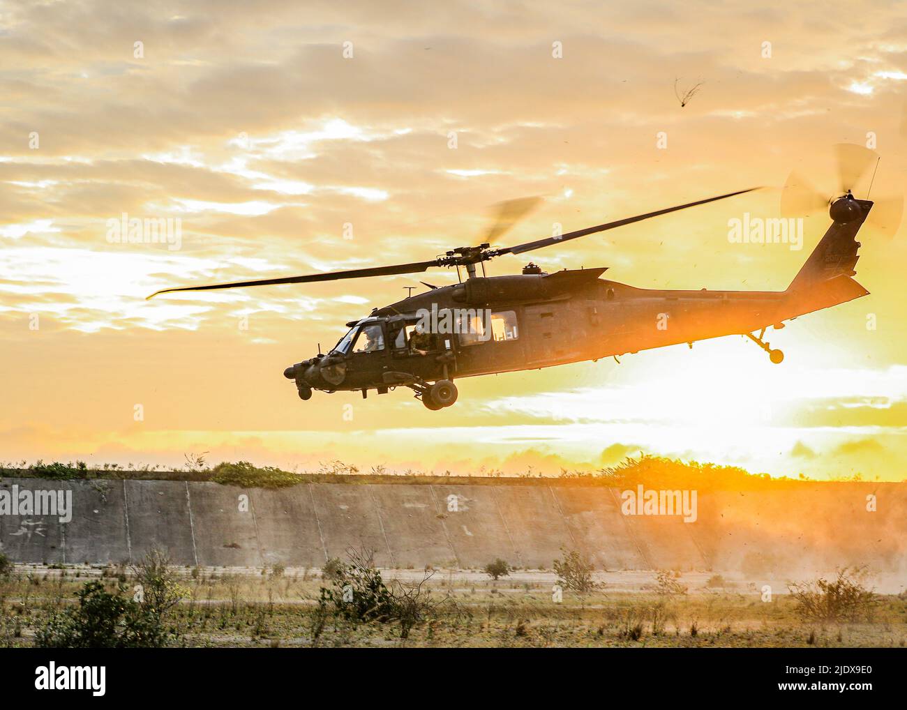 A Modified Helicopter-60 (MH-60) apart of the 160th Special Operations ...