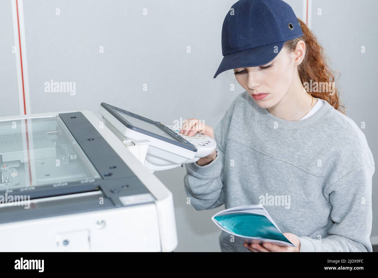 professional female engineer working with printing Stock Photo - Alamy professional female engineer working with printing Stock Photo - Alamy