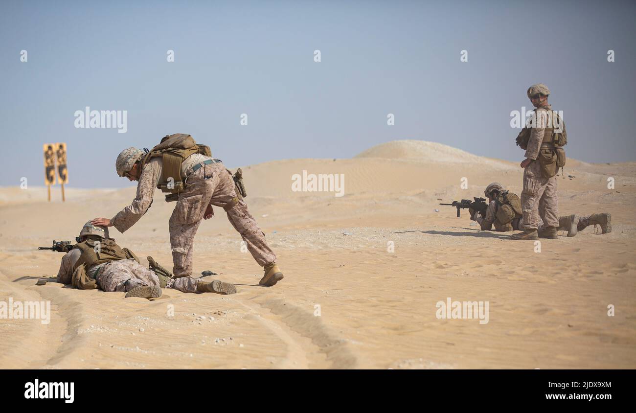 AL HAMRA, UNITED ARAB EMIRATES (June 18, 2022) – U.S. Marines assigned ...
