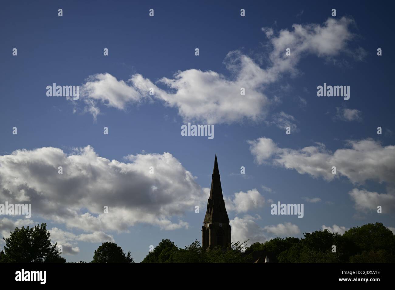 Church In Burley Stock Photo - Alamy