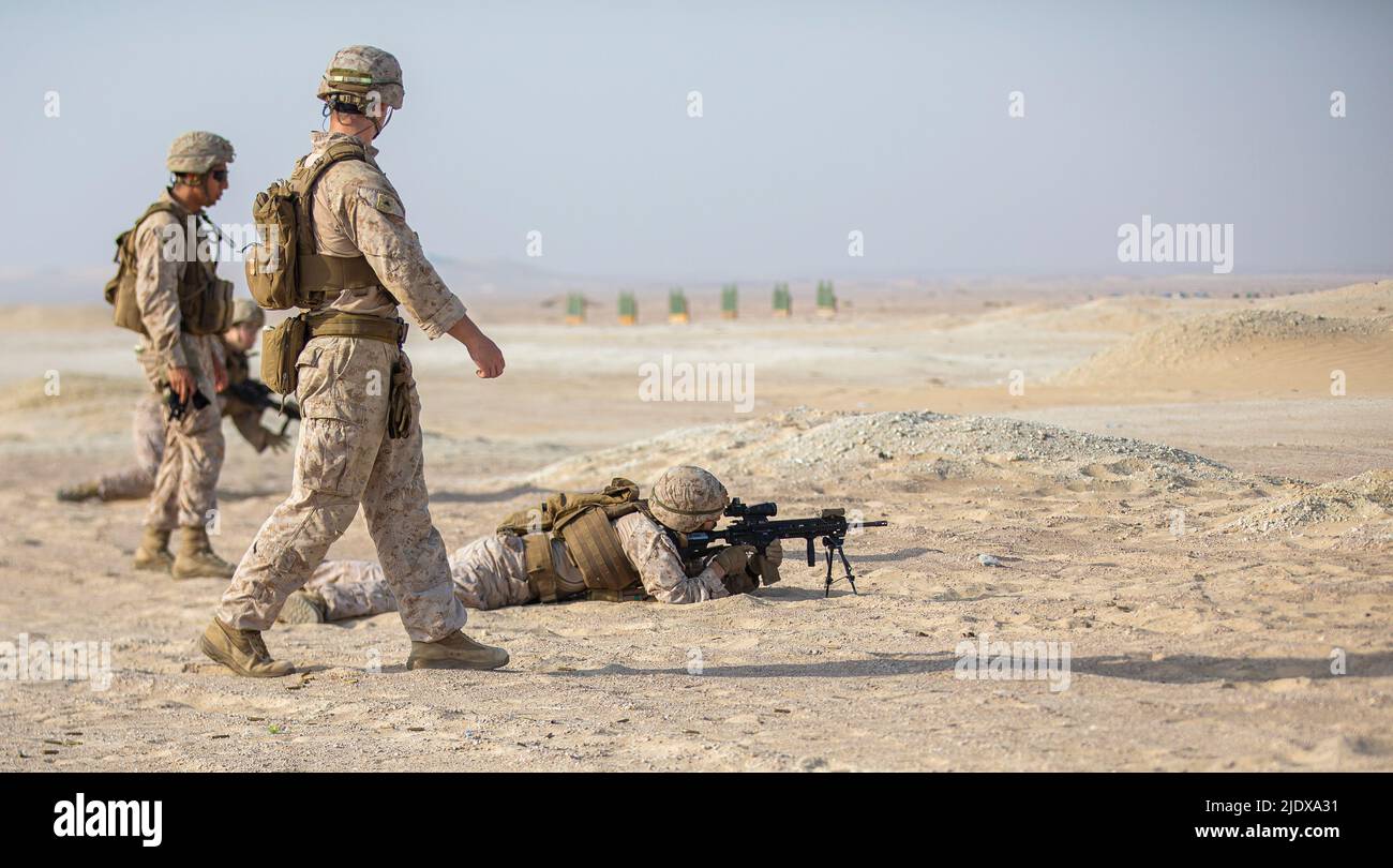 AL HAMRA, UNITED ARAB EMIRATES (June 19, 2022) – U.S. Marines assigned ...