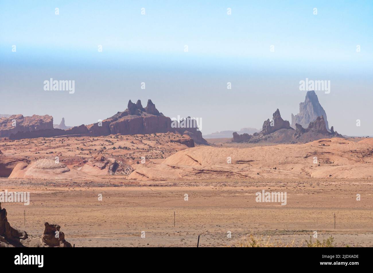 Volcanic rock formation of Monument Valley, Arizona, USA Stock Photo ...