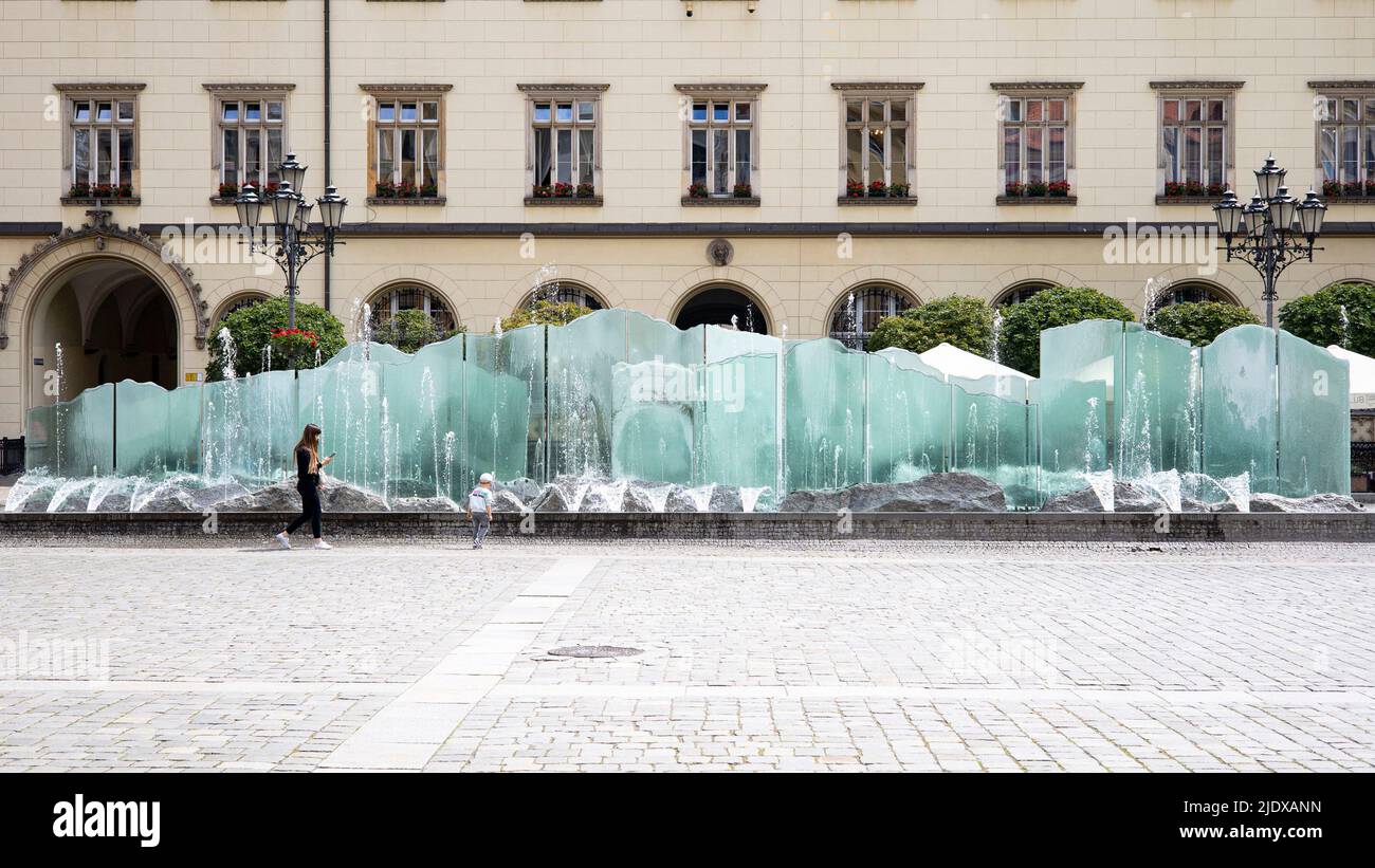Fountain at market square in wroclaw hi-res stock photography and ...