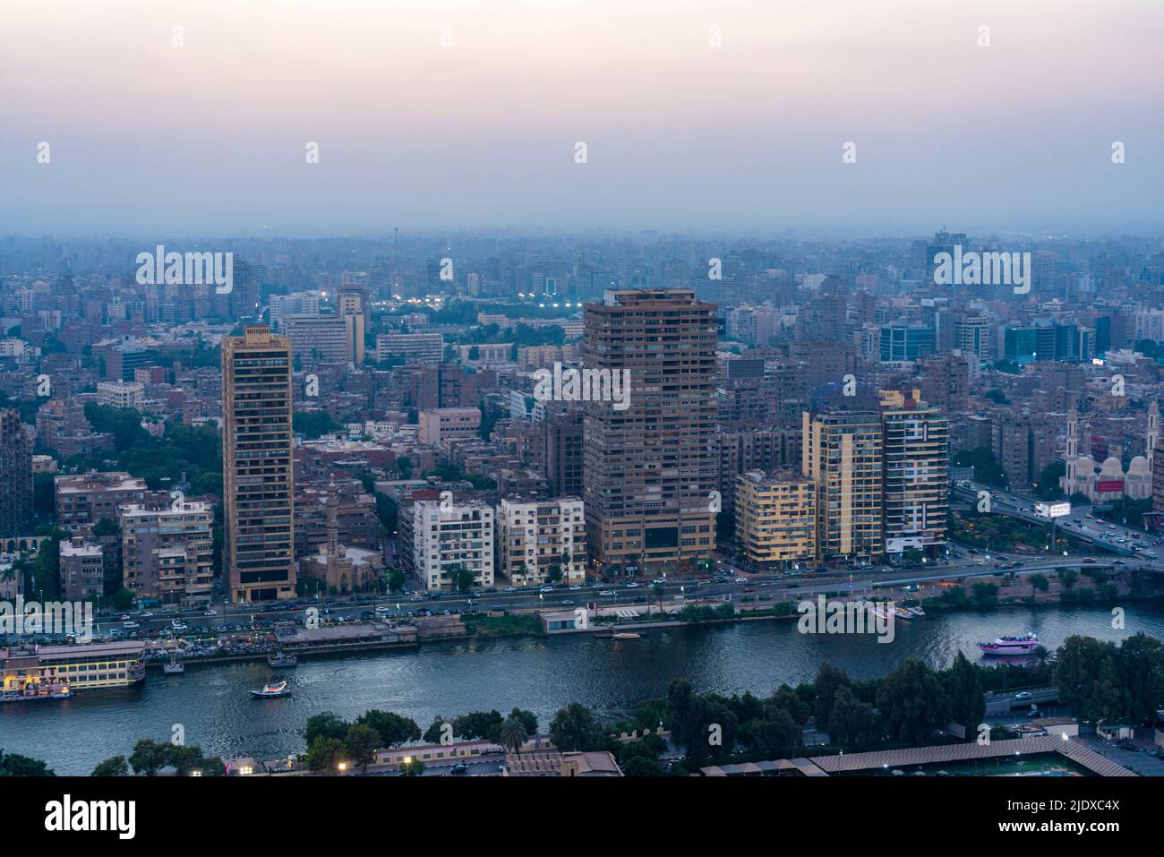 View agouza and zamalek dusk hi-res stock photography and images - Alamy