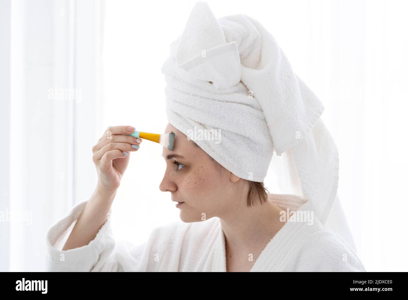 Forehead mask hi-res stock photography and images - Alamy