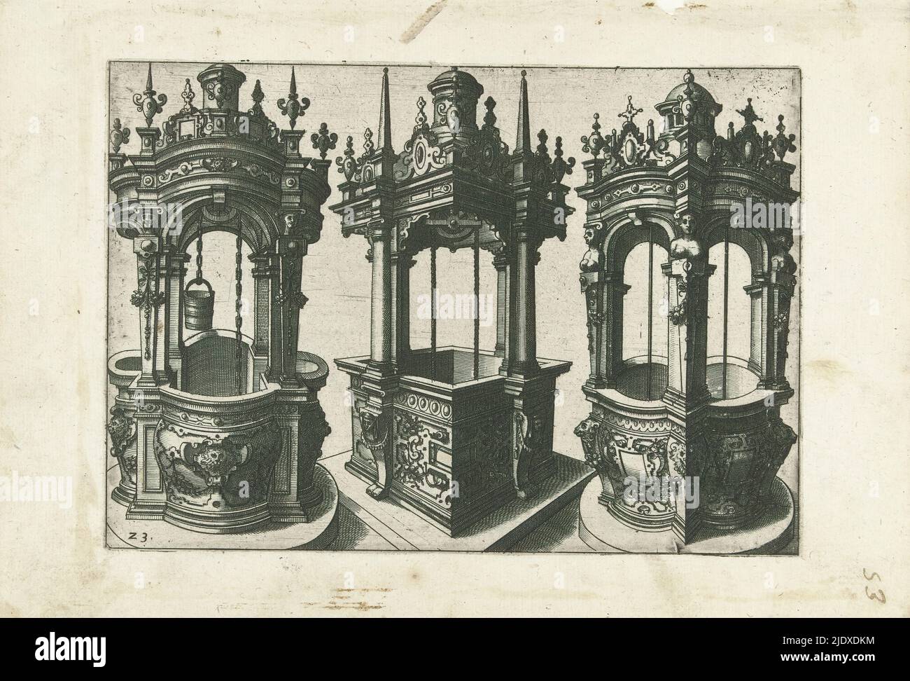 Three protruding columns hi-res stock photography and images - Alamy