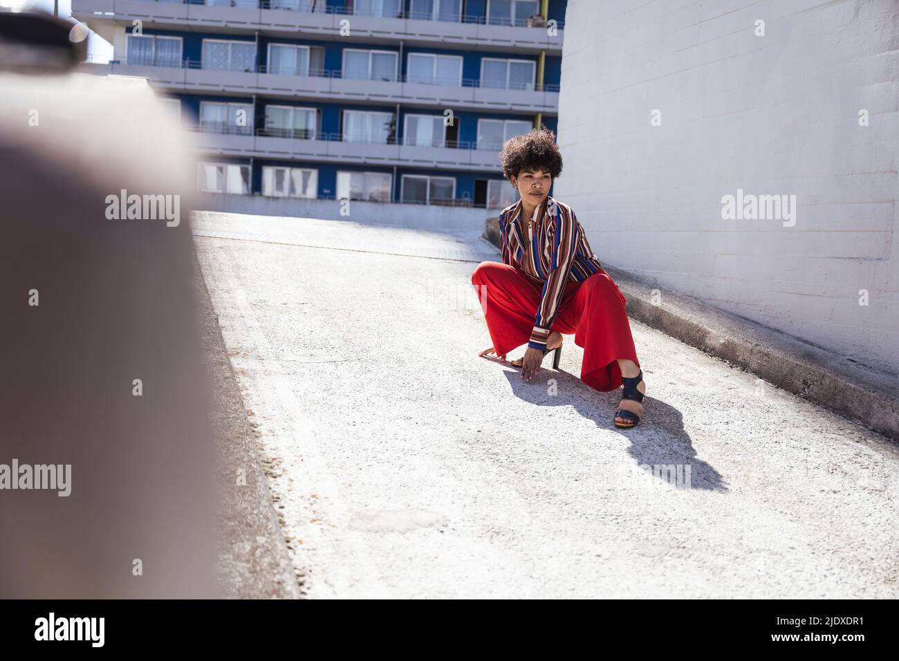 With crouching shadow hi-res stock photography and images - Alamy
