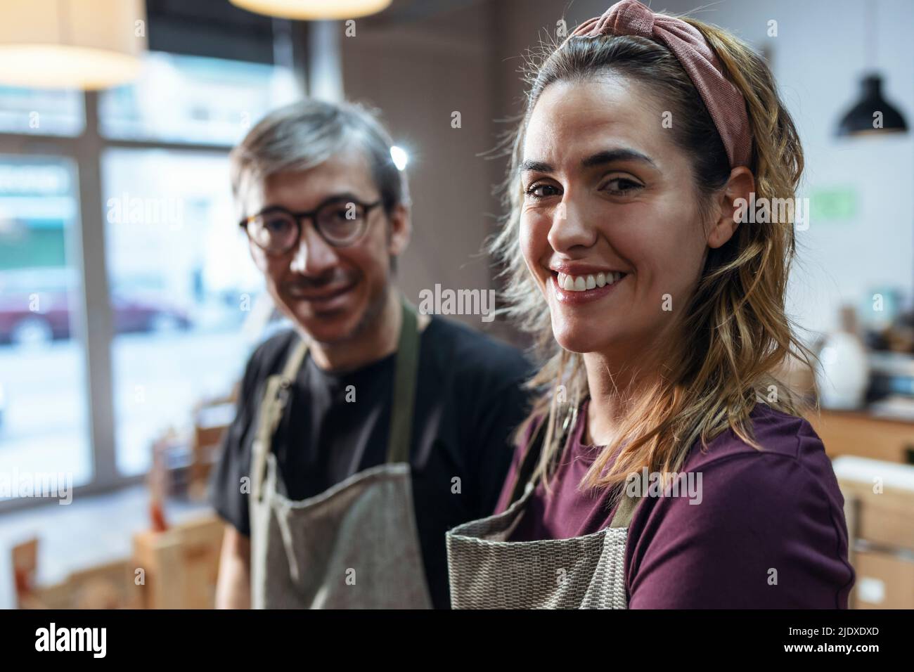 Happy organic hi-res stock photography and images - Alamy