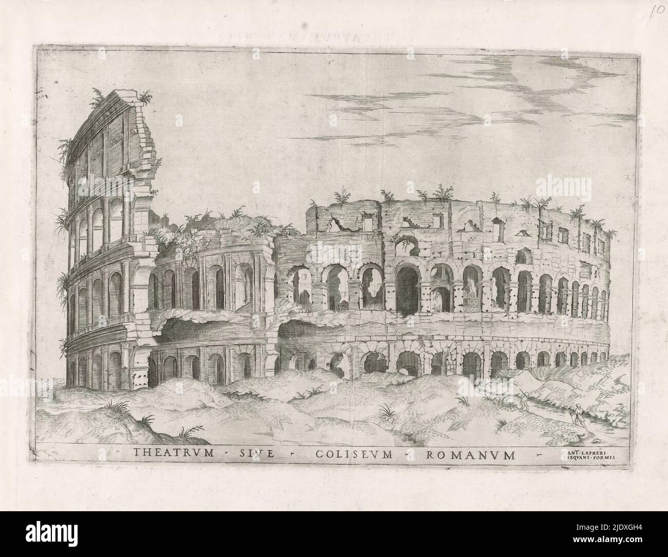 Colosseum, Theatrum sive Coliseum Romanum (title on object), Speculum ...