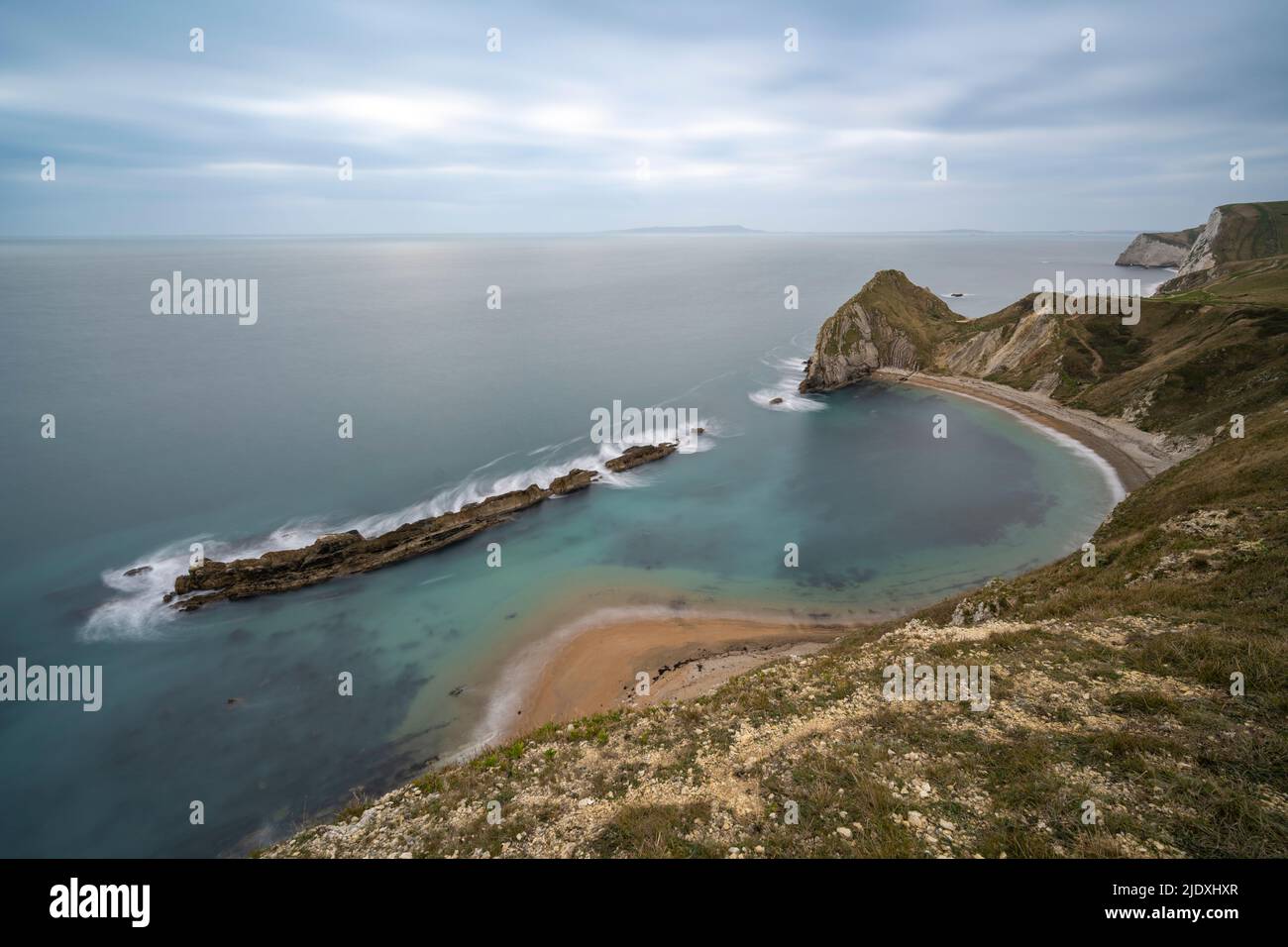 UK, England, Man OWar Beach along Jurassic Coast Stock Photo - Alamy