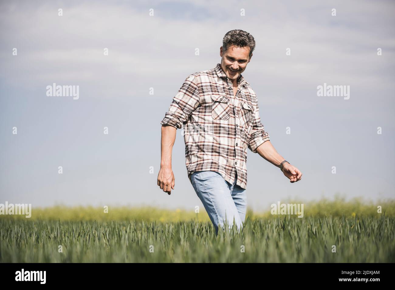 Happy man crop view hi-res stock photography and images - Alamy