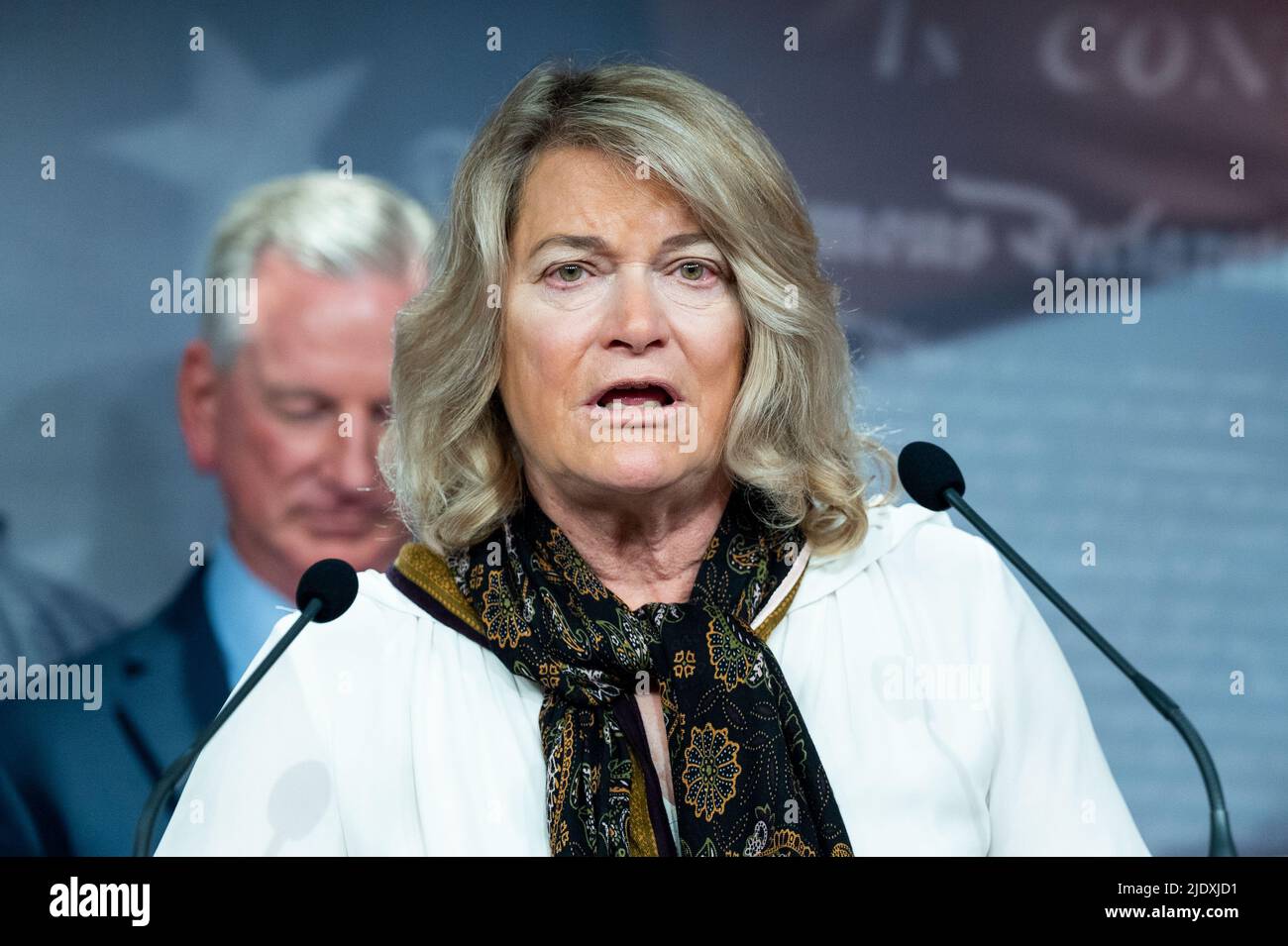 Washington, United States. 23rd June, 2022. U.S. Senator Cynthia Lummis ...